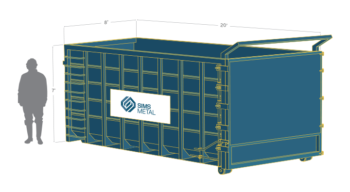 Scrap Metal Collection Bins | Metal Collection and Recycling